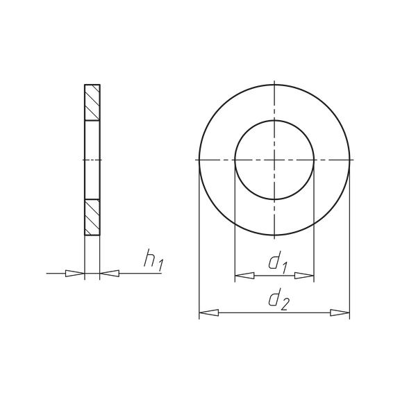 WÜRTH Malta Online Shop-Washer with large outside diameter