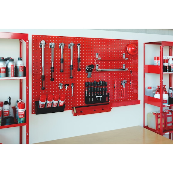 WÜRTH Malta Online Shop-Base plate for square-perforated panel system